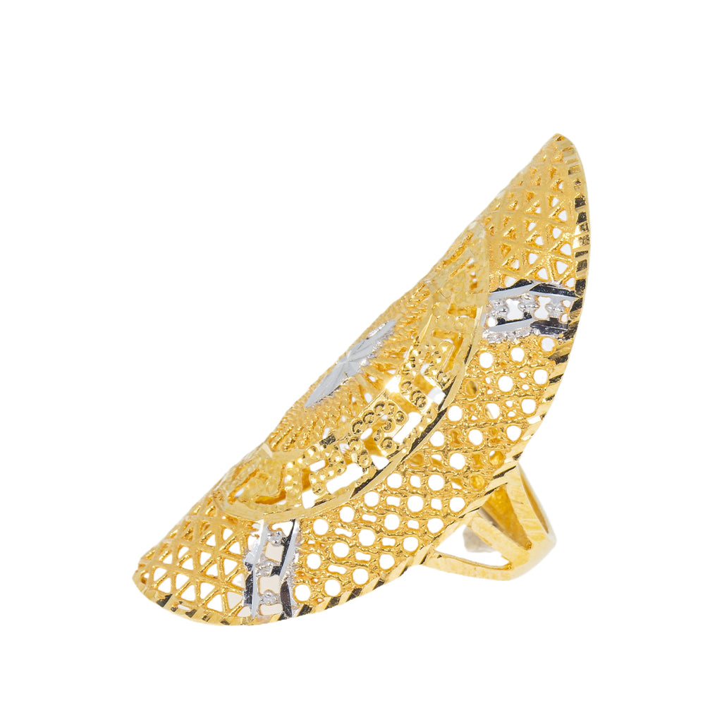 22K Yellow Gold & White Gold Ring (7gm) – Virani Jewelers
