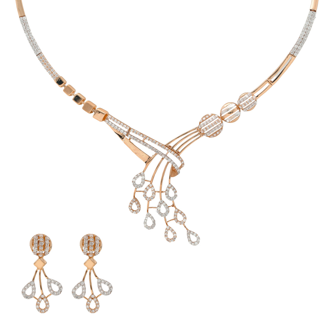 Cz stone necklace sets store