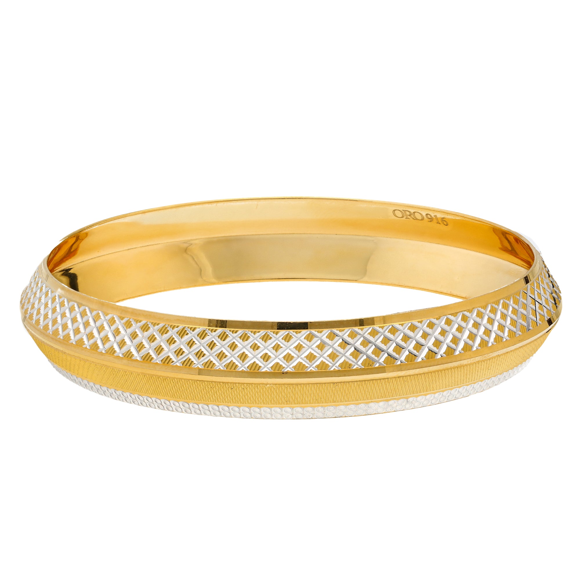 White gold kada for men store