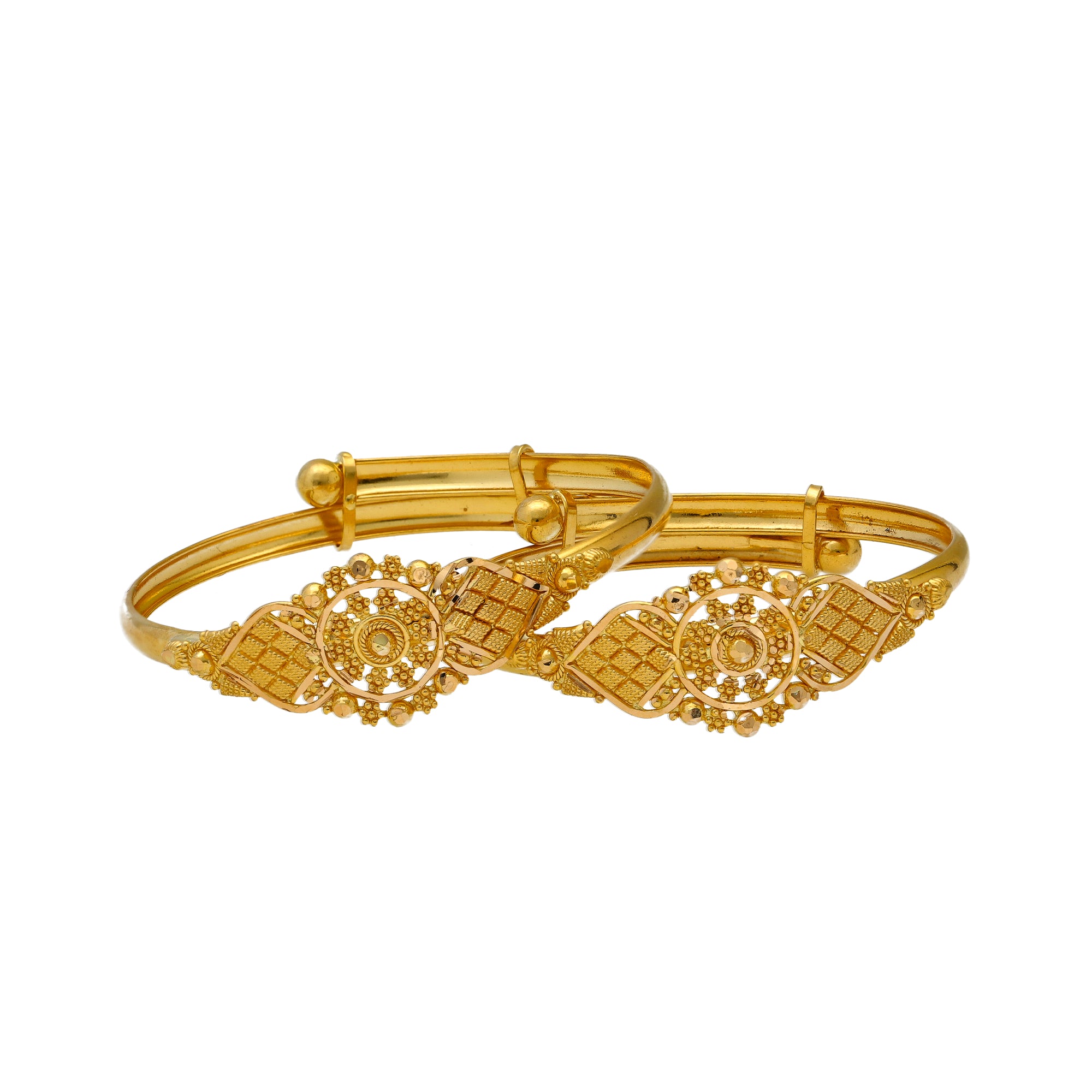 22K Yellow Gold Bangle Set (12.2gm) – Virani Jewelers