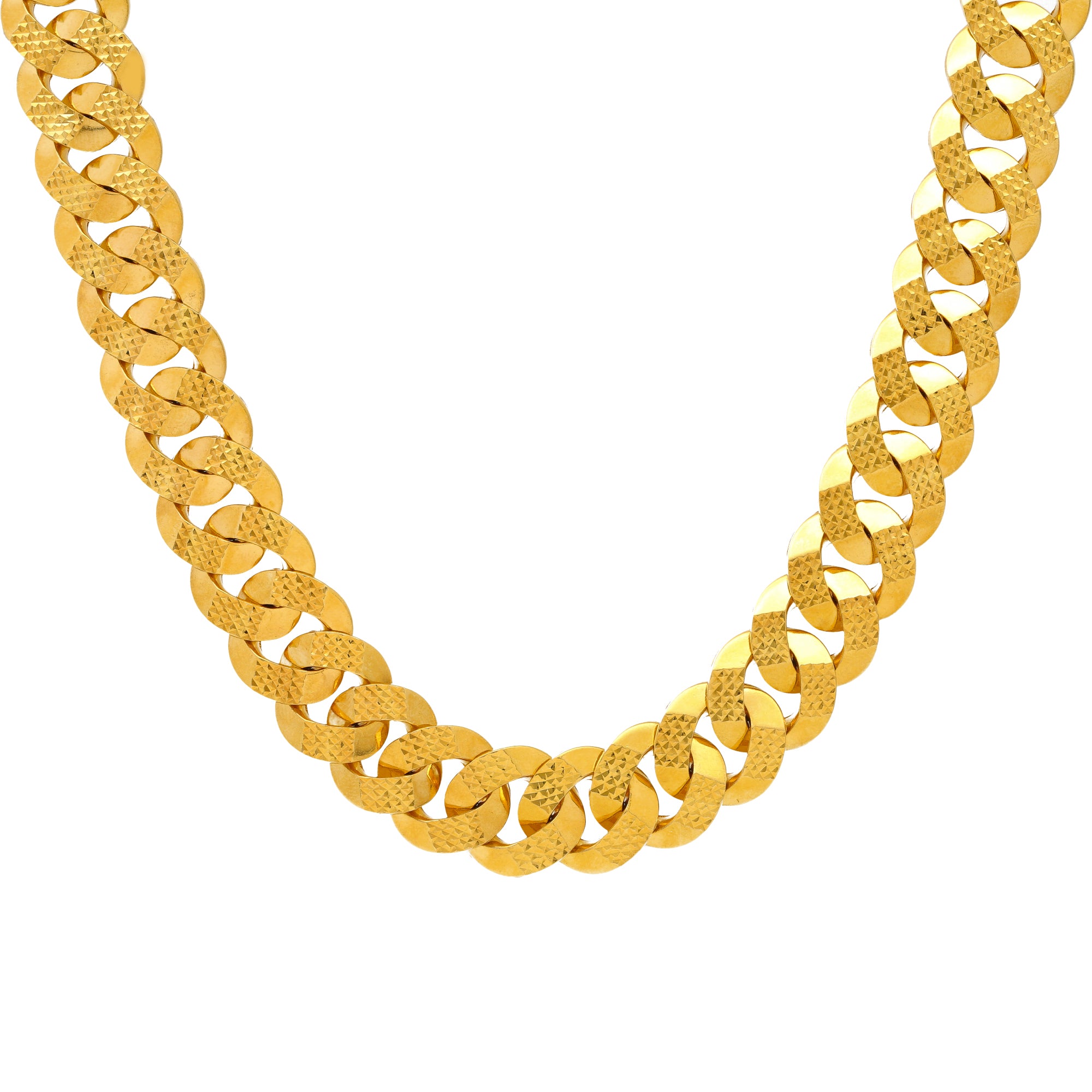 22K Yellow Gold 15mm Cuban Chain (81.2gm) – Virani Jewelers