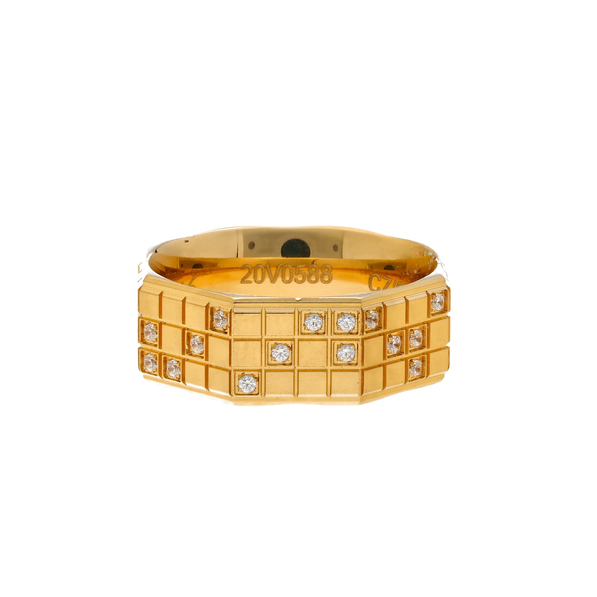 22K Yellow Gold & CZ Ring (13.4gm) – Virani Jewelers