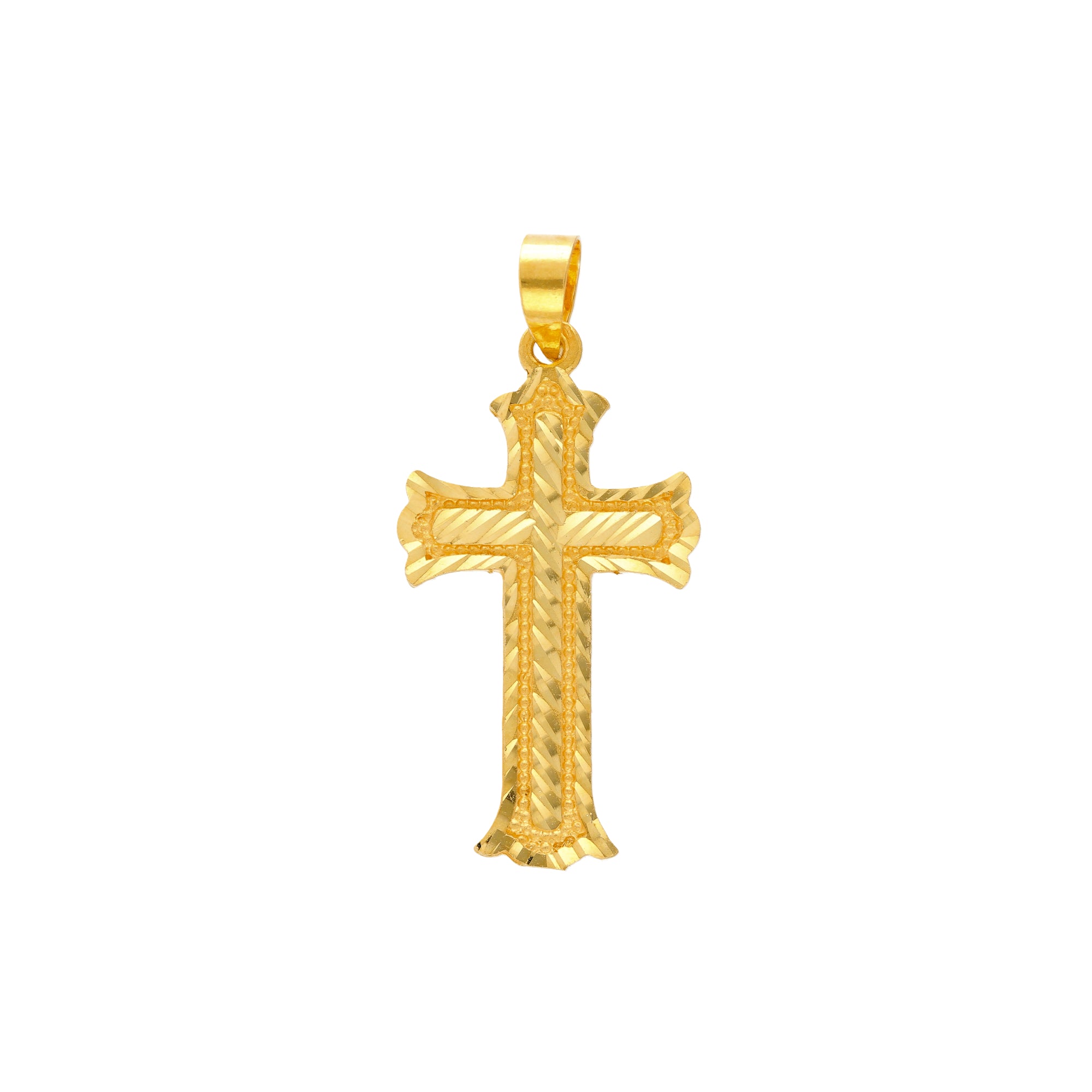 Yellow Gold Holy Cross Pendant | Virani Jewelers