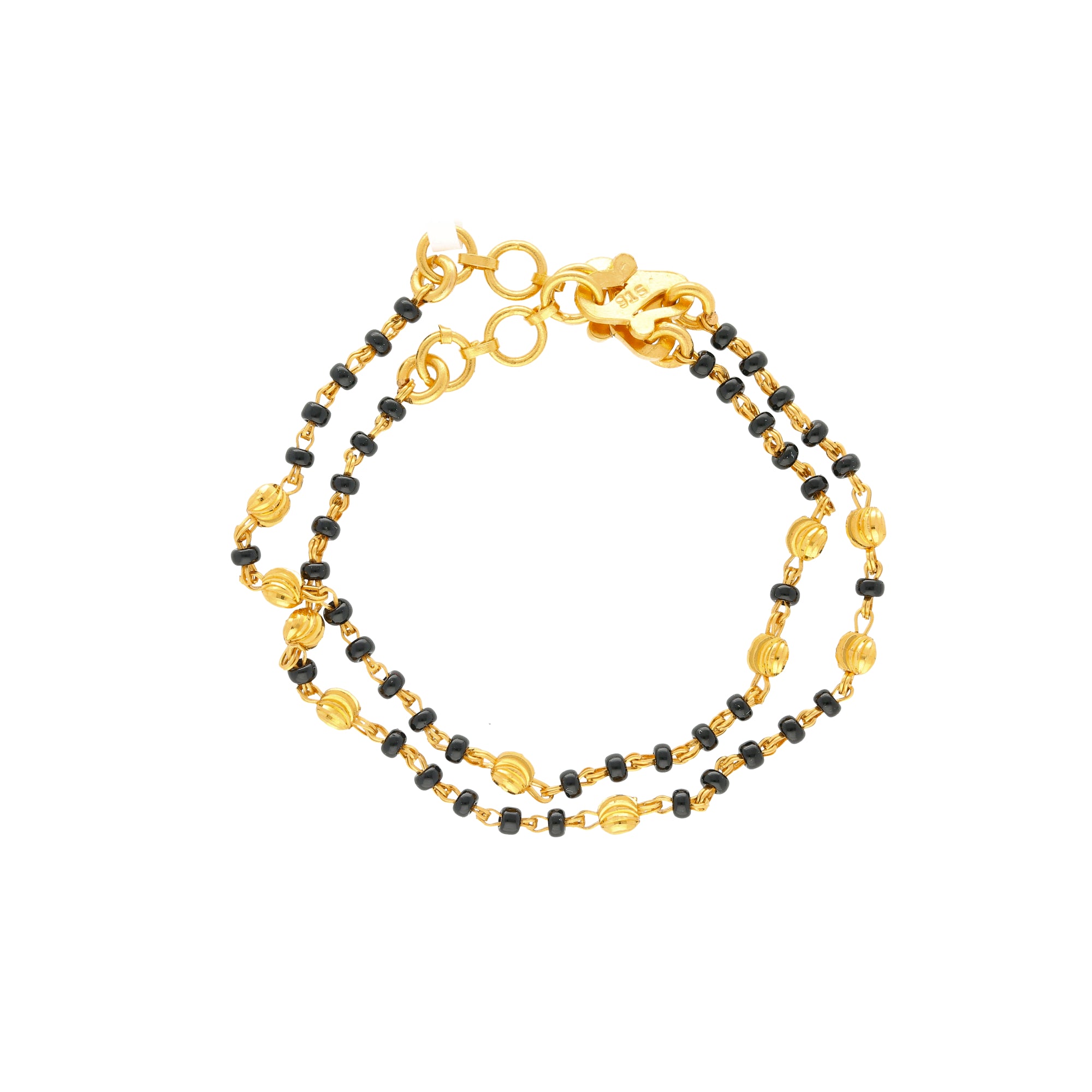 Nazariya Baby Bracelet Set with 22K Yellow Gold (6gm) – Virani Jewelers