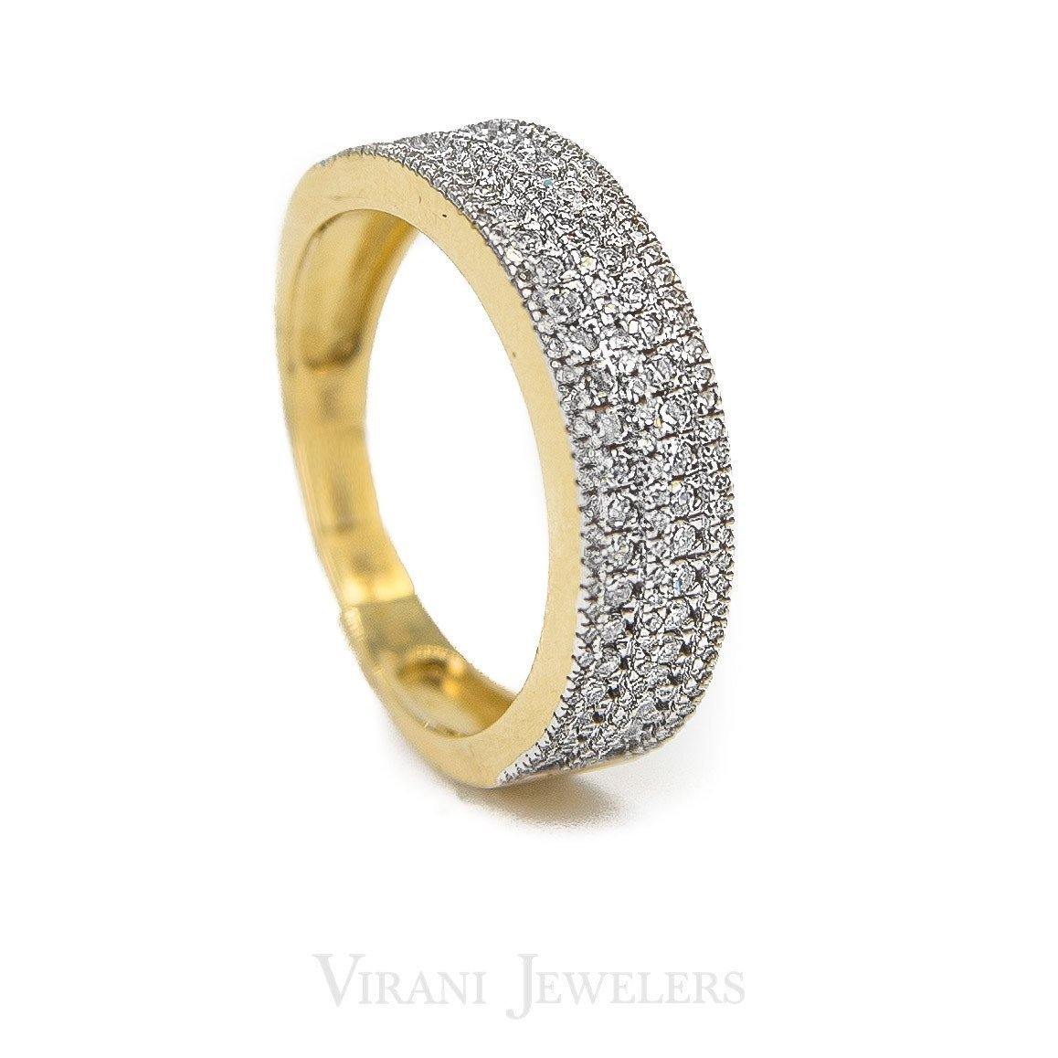 0.53CT Diamond Encrusted Ring Set in 14K Yellow Gold – Virani Jewelers