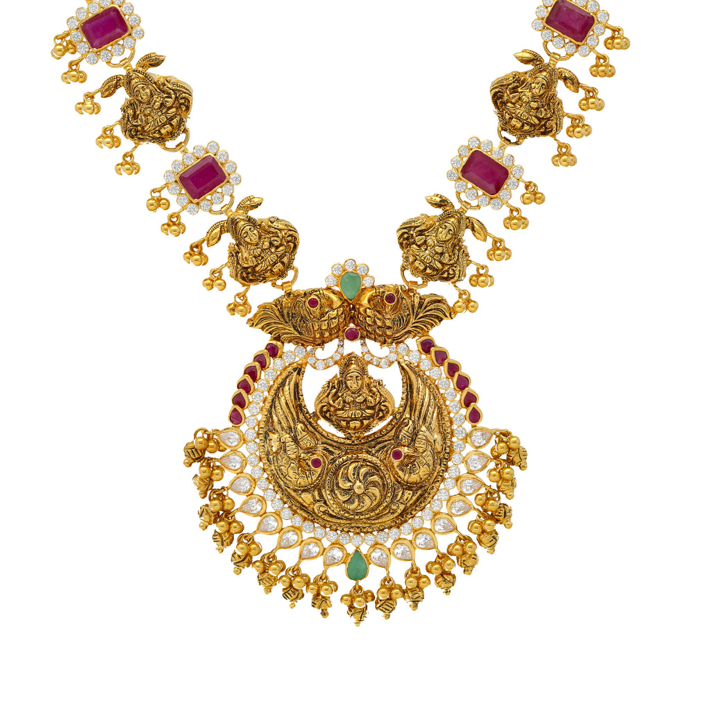 Traditional lakshmi necklace store