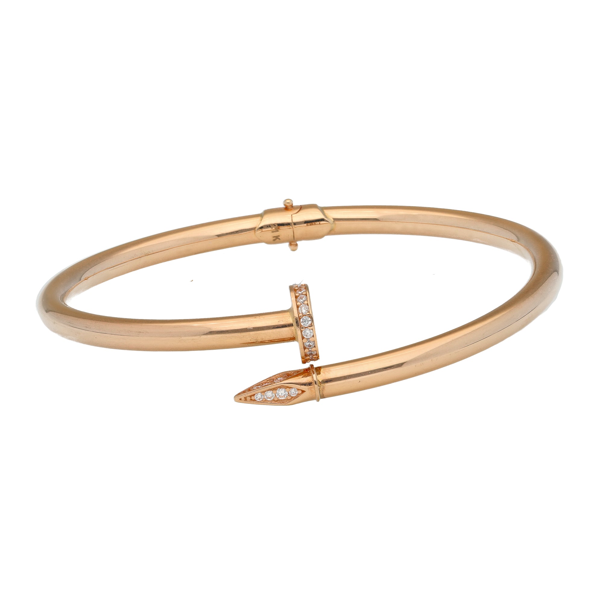Cartier Nail Bracelet Rose Gold