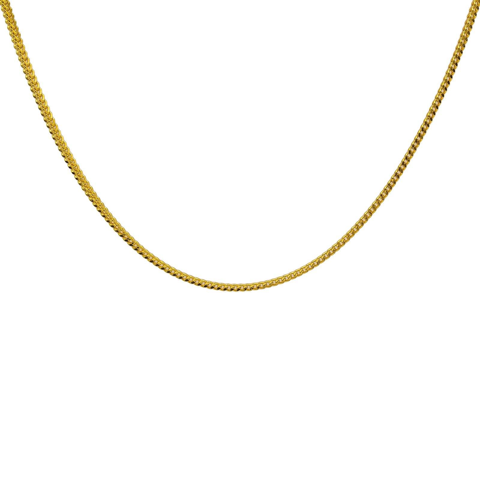 22K Foxtail Link Chain - Browse Our Indian Gold Jewelry Collection ...
